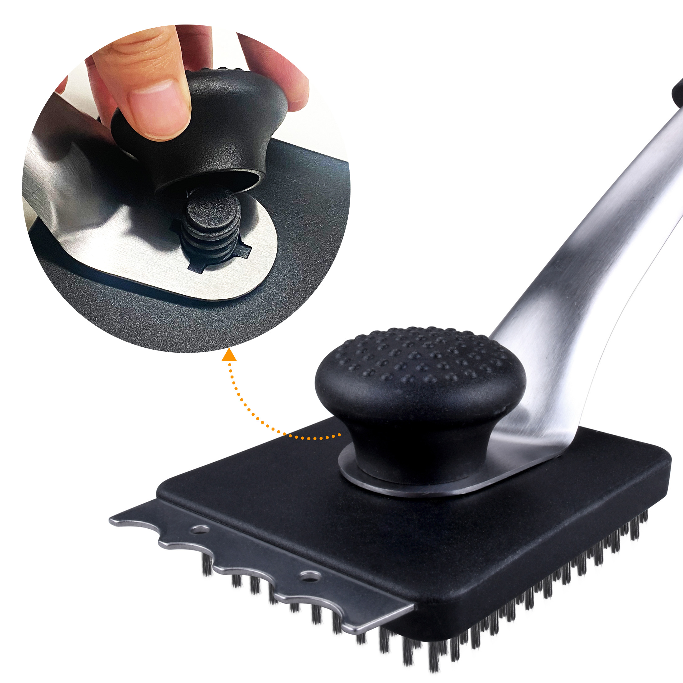 Grill Brush Slide -5 | Brand-Man Grill